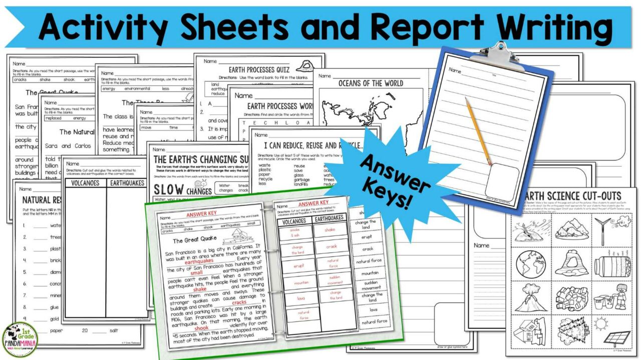 Earth Science, Geology, Natural Forces, Natural Resources Primary ...