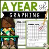 Graphing Worksheets Through The Year + Sampler | 1st Grade Pandamania
