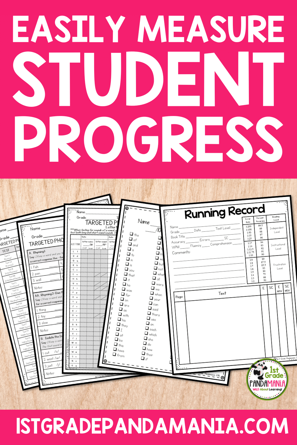 First Step To Guided Reading Lessons: How To ASSESS | 1st Grade Pandamania