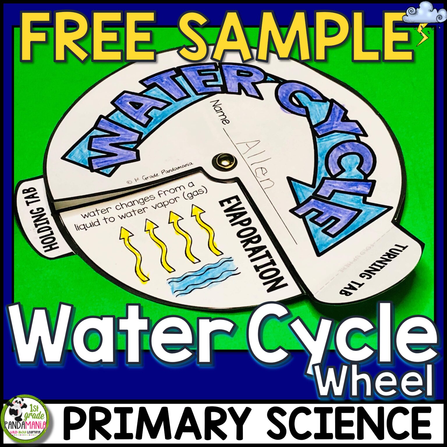 FREE Water Cycle Activity With Science Lesson Plan | 1st Grade Pandamania