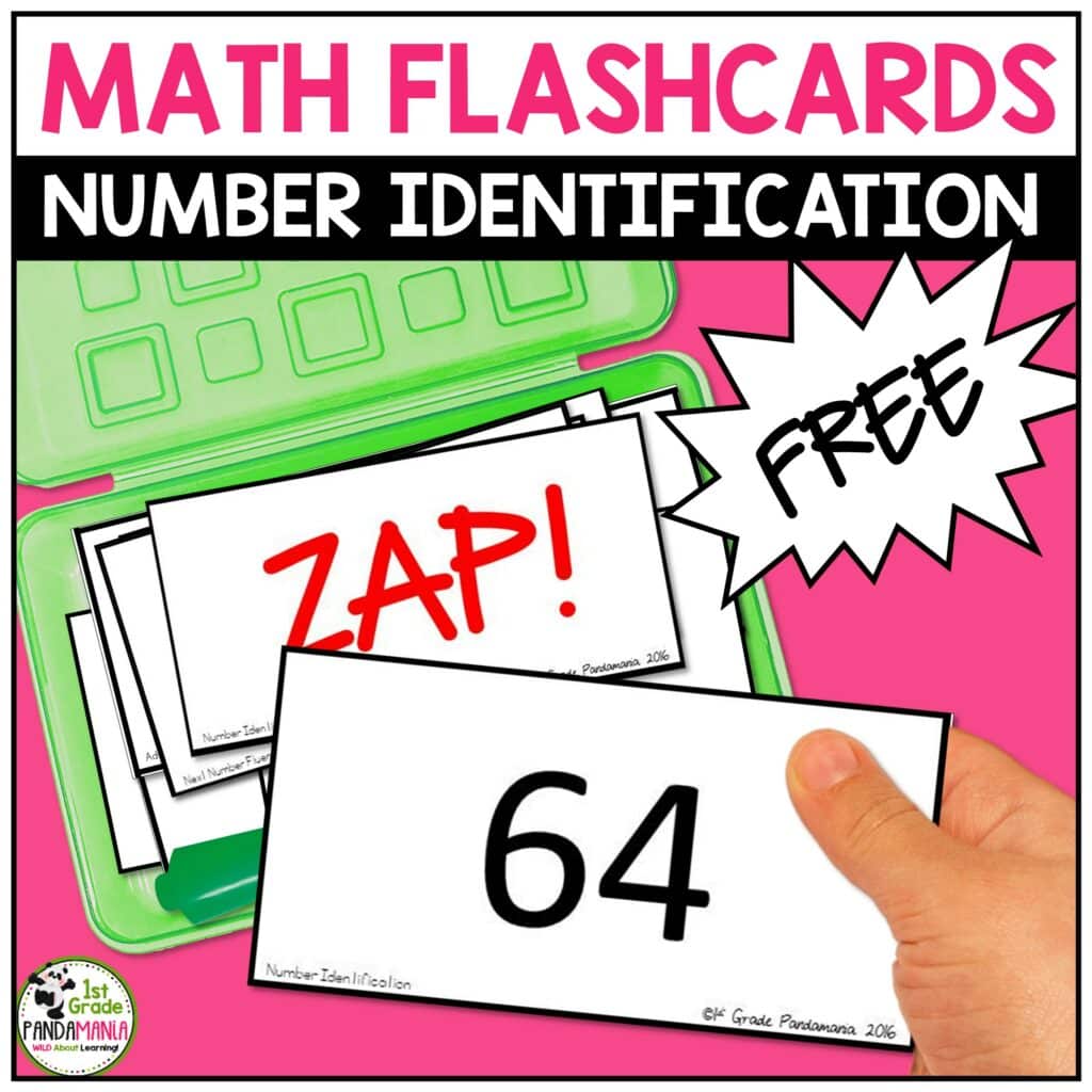 Number Sense Flash Cards BUNDLE | 1st Grade Pandamania