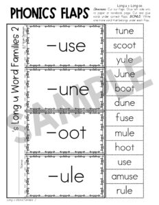 Long U Worksheets Phonics Activities | 1st Grade Pandamania