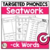 Ck Words Worksheets Phonics Activities | 1st Grade Pandamania