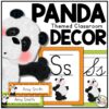 Classroom Decor: Panda Themed (with Editable Labels And Name Tags ...