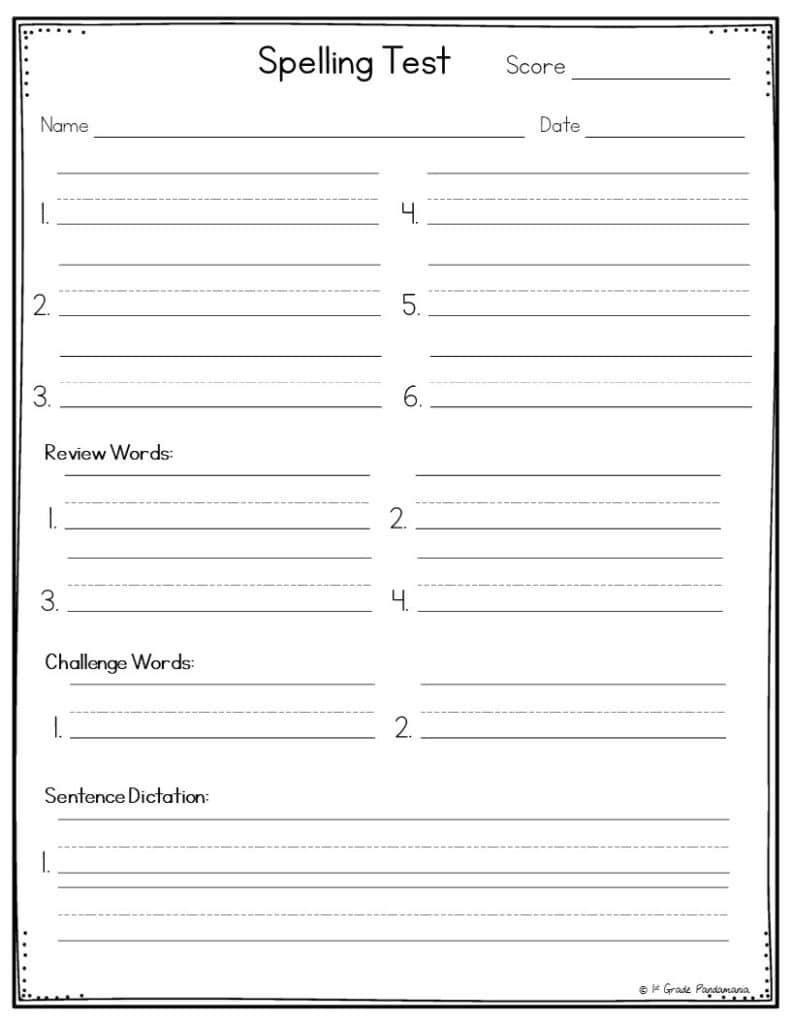 1st Grade Challenge Spelling Words Lists Aligned With HMH Journeys ...