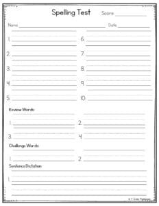 1st Grade Challenge Spelling Words Lists Aligned With HMH Journeys ...