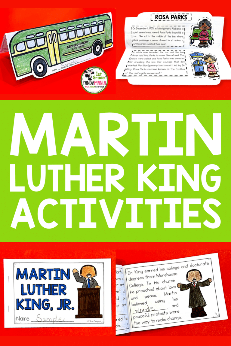 Celebrate The New Year With Activities On Martin Luther King Day | 1st ...