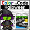 Halloween Math Color By Number Activities | 1st Grade Pandamania