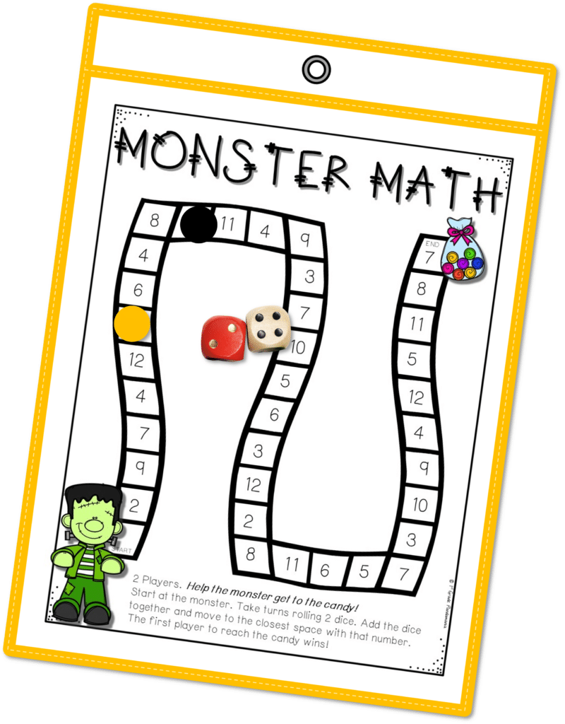 Halloween Math Activities Print And Play Games And Math Centers | 1st ...