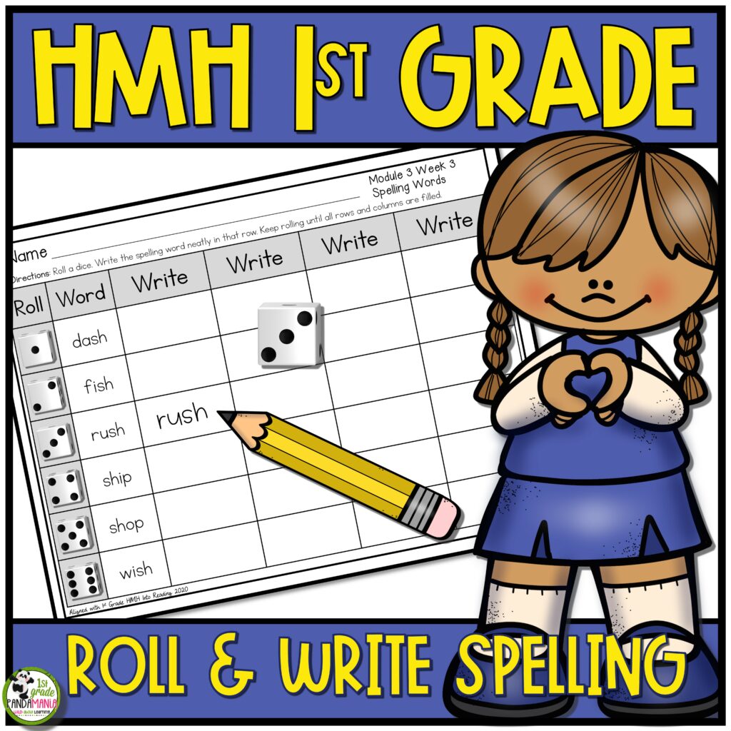 HMH Into Reading Roll And Write Spelling Centers 1st Grade Year-Long ...