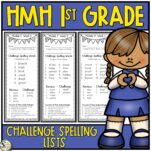 HMH Into Reading Challenge Spelling Lists 1st Grade Year-Long Aligned ...