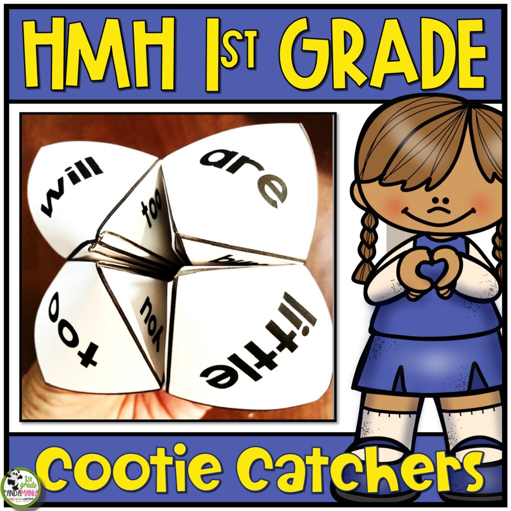 HMH Into Reading Sight Word Practice Cootie Catcher Centers 1st Grade ...