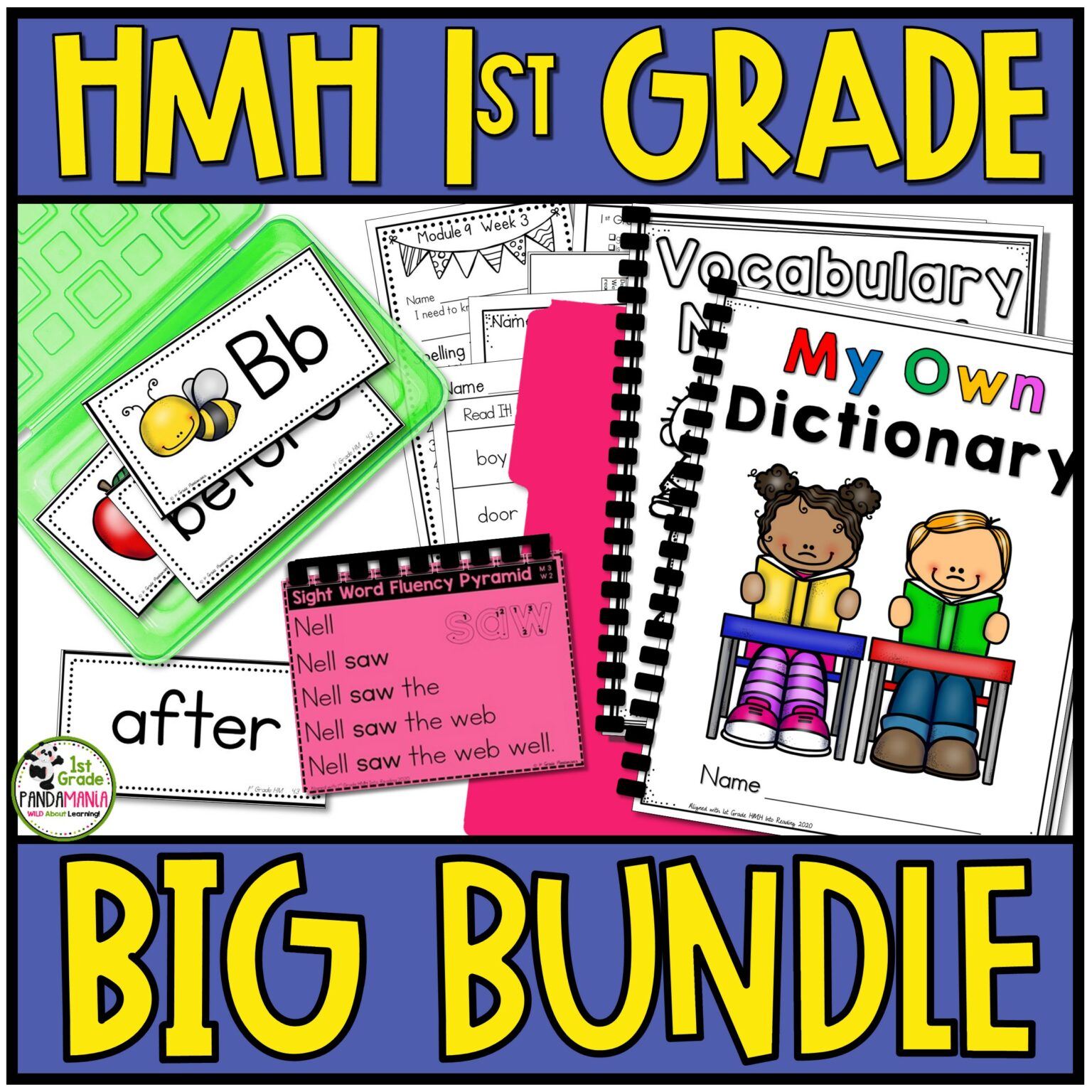 HMH Into Reading Spelling, Sight Words, Vocabulary BUNDLE | 1st Grade ...