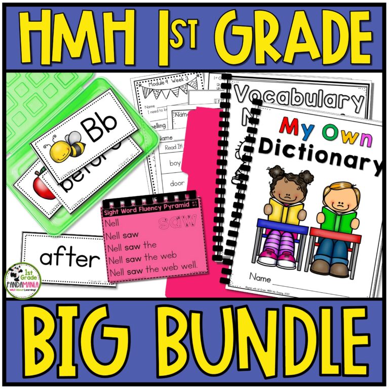 HMH Into Reading Spelling, Sight Words, Vocabulary BUNDLE | 1st Grade ...