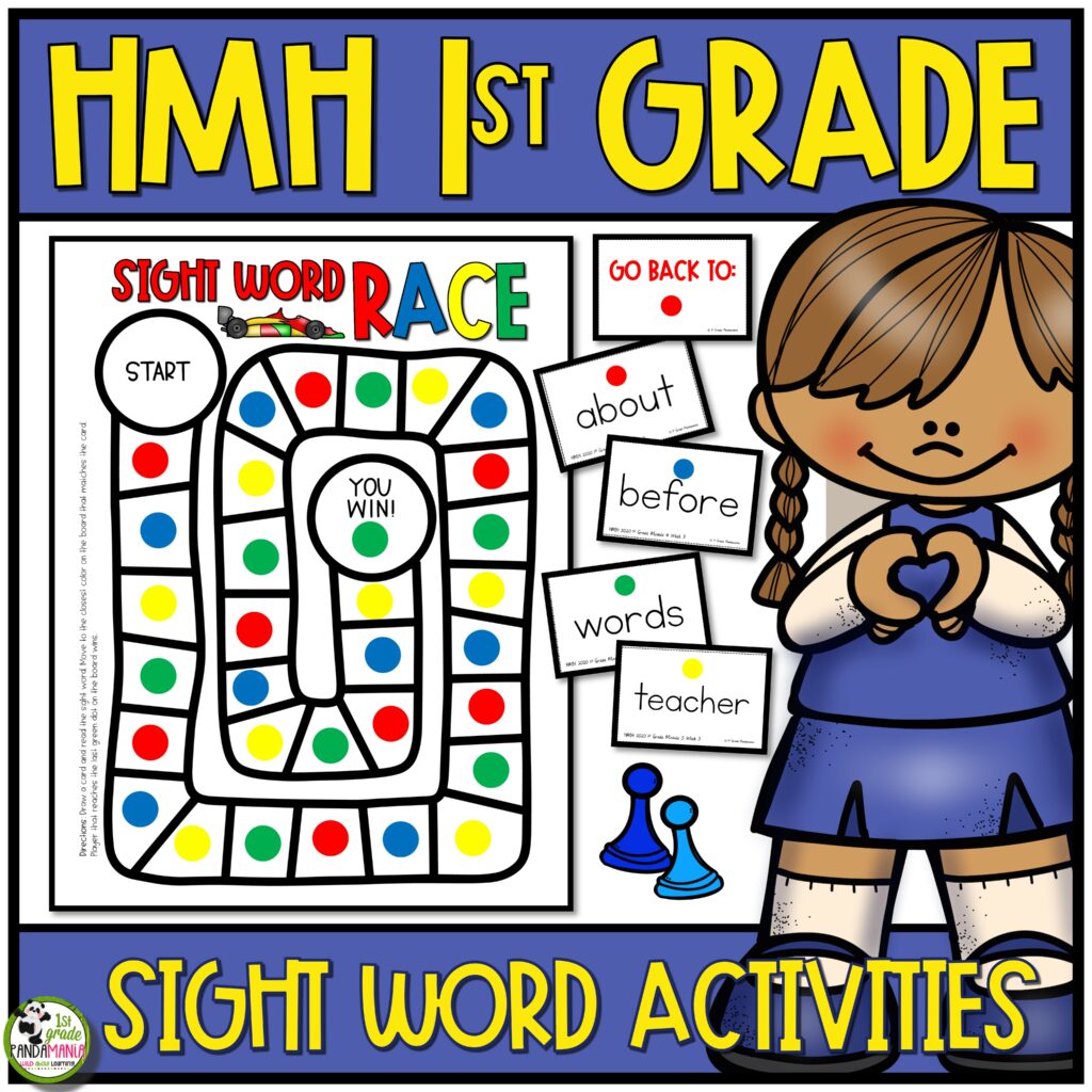 HMH Into Reading Flash Cards Sight Word Games And Centers 1st Grade ...