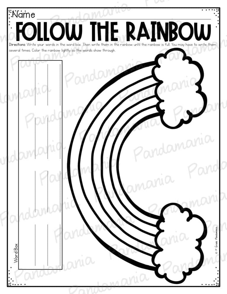 Spelling And Sight Word Activities For Any List Of 10 Words | 1st Grade ...