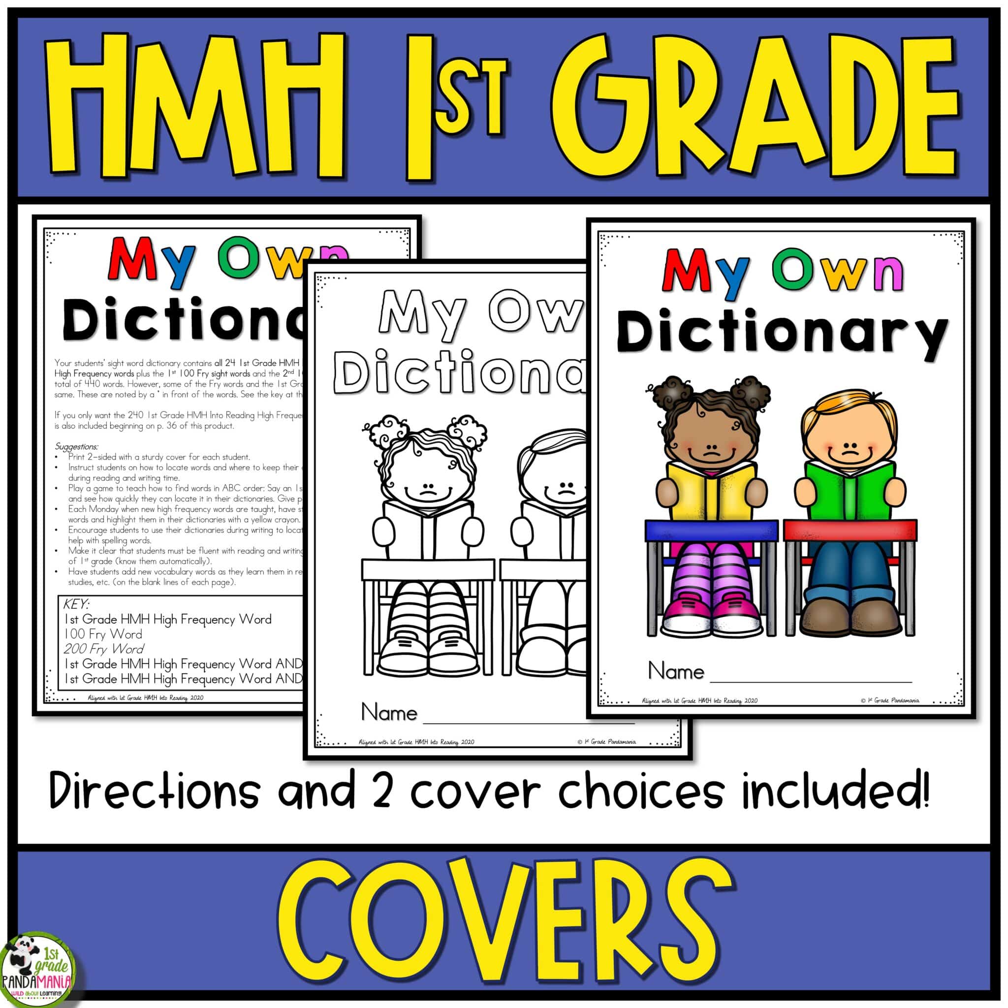 HMH Into Reading Sight Words Dictionary 1st Grade 2020 | 1st Grade ...