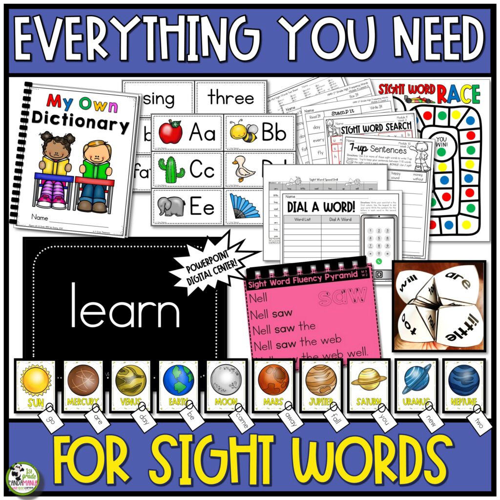 HMH Into Reading Spelling, Sight Words, Vocabulary BUNDLE | 1st Grade ...