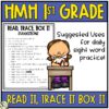 HMH Into Reading Sight Word Center Read, Trace, Box 1st Grade 2020 ...