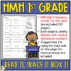 HMH Into Reading Sight Word Center Read, Trace, Box 1st Grade 2020 ...