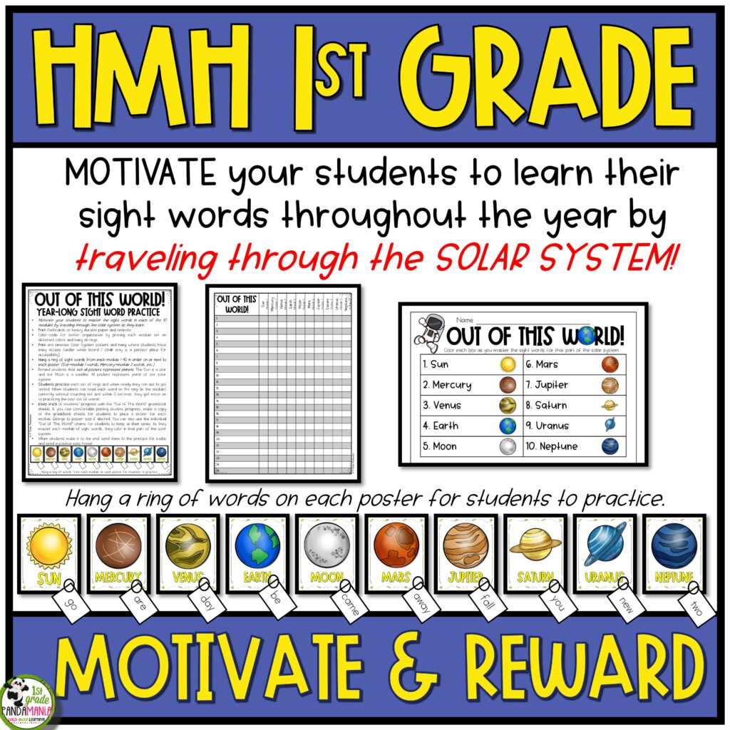 HMH Into Reading Flash Cards Sight Word Games And Centers 1st Grade ...