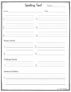 HMH Into Reading Challenge Spelling Lists 1st Grade Year-Long Aligned ...