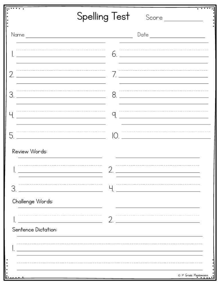 HMH Into Reading Challenge Spelling Lists 1st Grade Year-Long Aligned ...