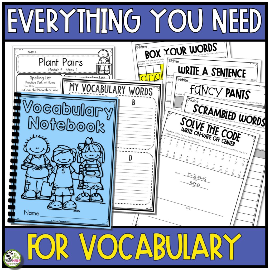 HMH Into Reading Spelling, Sight Words, Vocabulary BUNDLE | 1st Grade ...