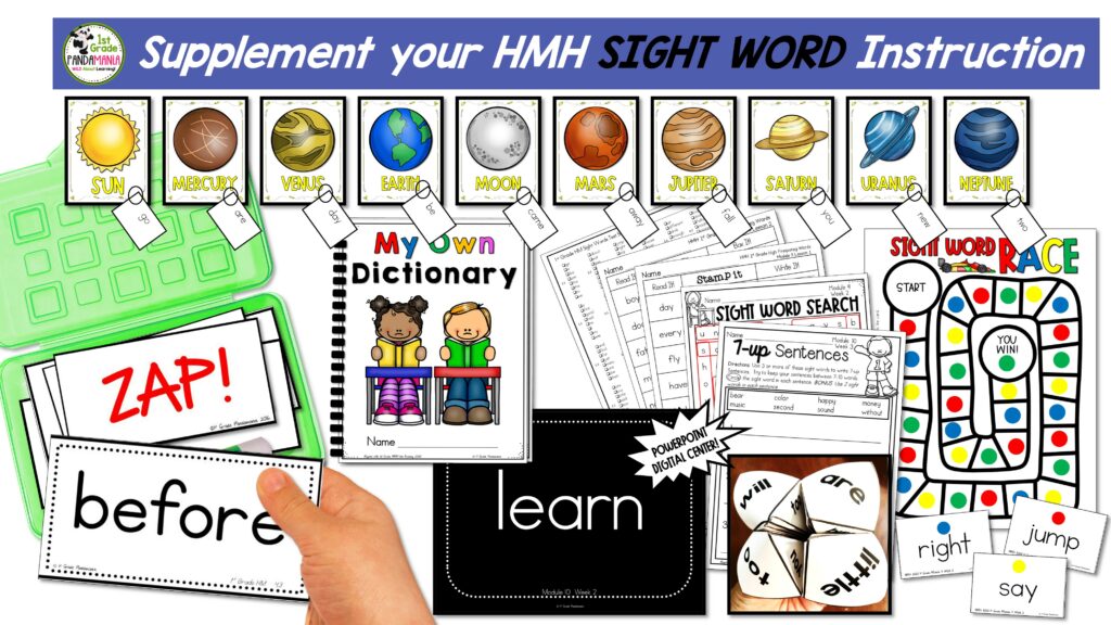 HMH Into Reading Spelling, Sight Words, Vocabulary BUNDLE | 1st Grade ...