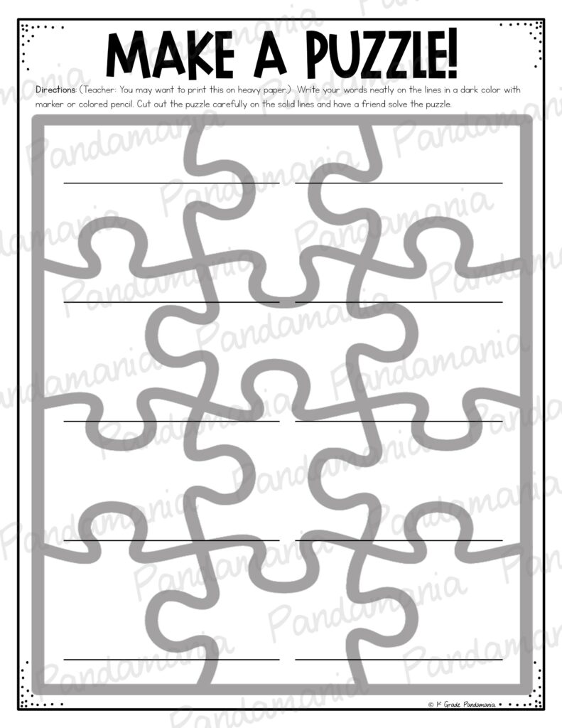 Spelling And Sight Word Activities For Any List Of 10 Words | 1st Grade ...