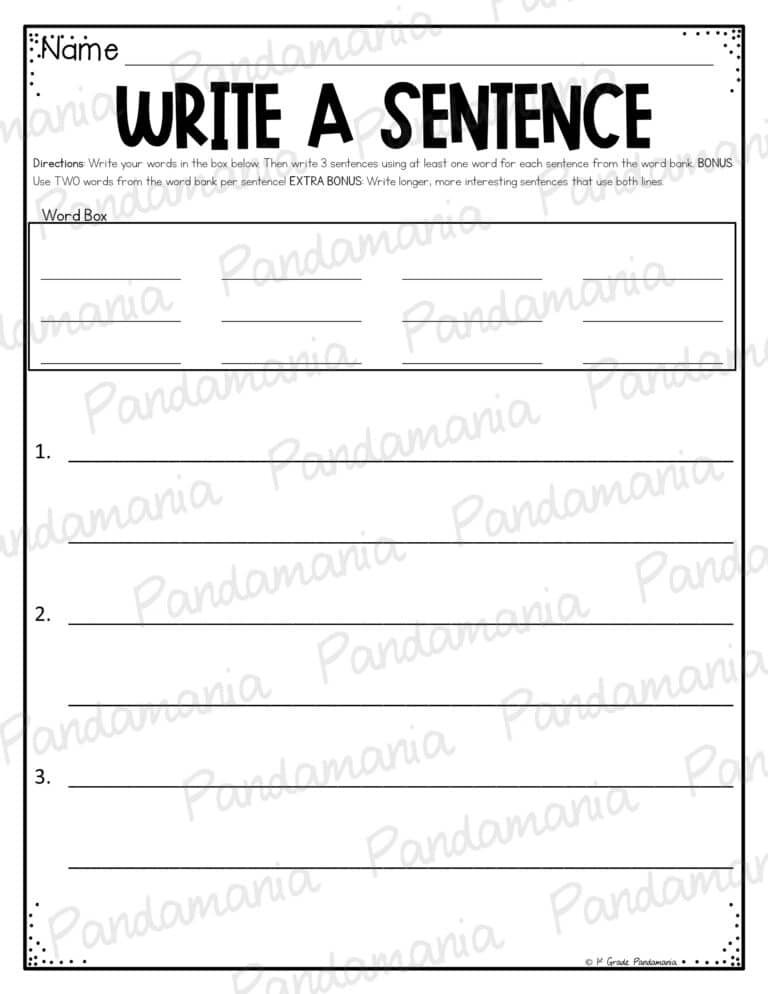 Spelling And Sight Word Activities For Any List Of 10 Words | 1st Grade ...