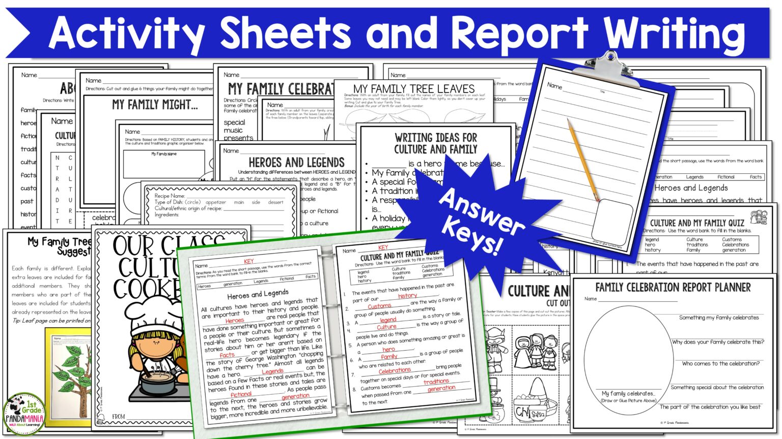 Teaching About Cultures And Family Traditions + FREEBIE! | 1st Grade ...