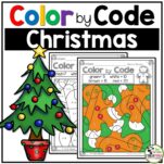 Christmas Color By Number Christmas Math Activities | 1st Grade Pandamania