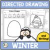 Directed Drawing Plus Writing For Winter Activities | 1st Grade Pandamania