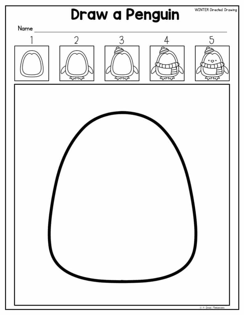 Directed Drawing Plus Writing For Winter Activities | 1st Grade Pandamania