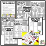 100s Day Activities, Games, Puzzles And Crown | 1st Grade Pandamania