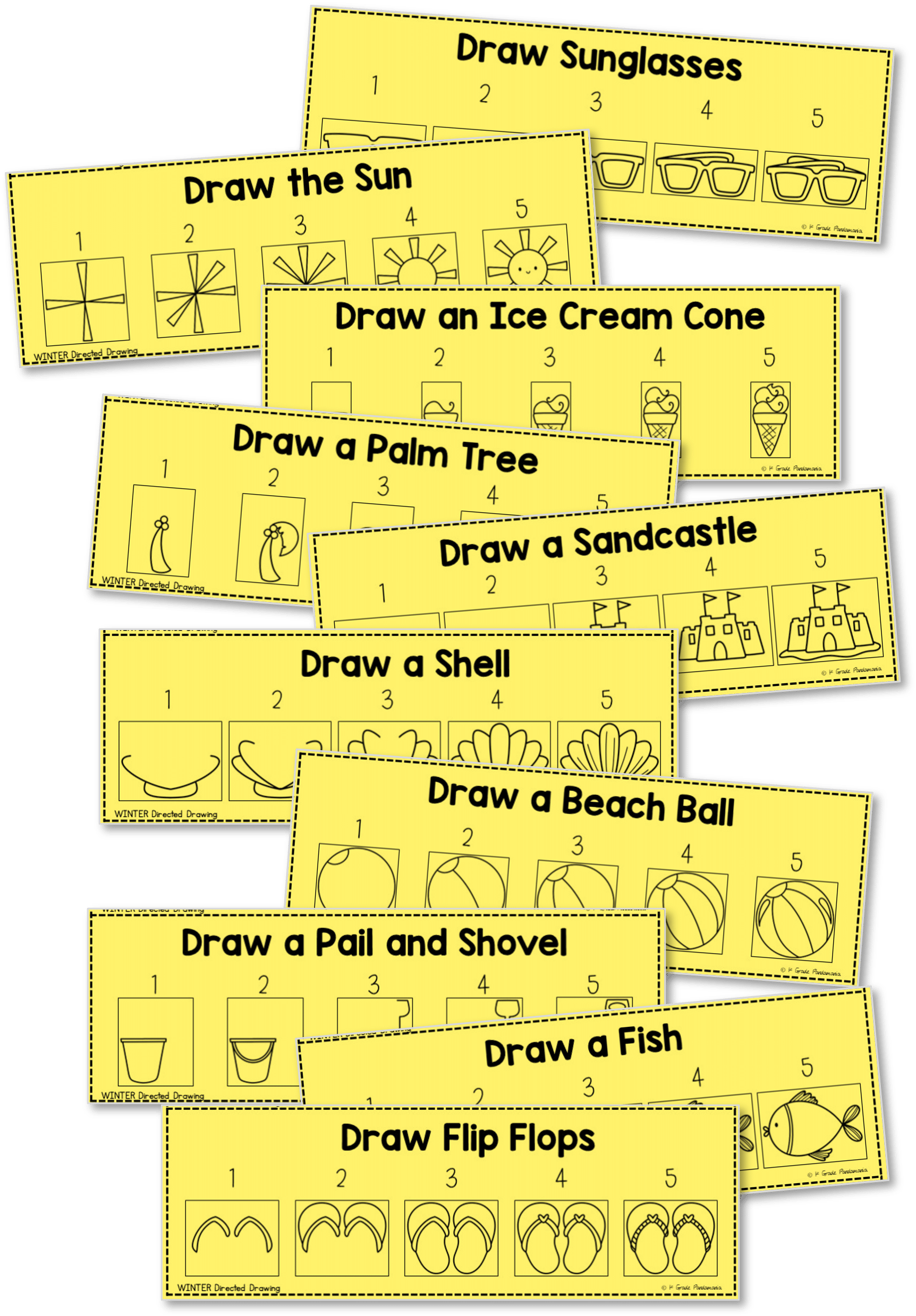 Directed Drawing FREE Spring Activity | 1st Grade Pandamania
